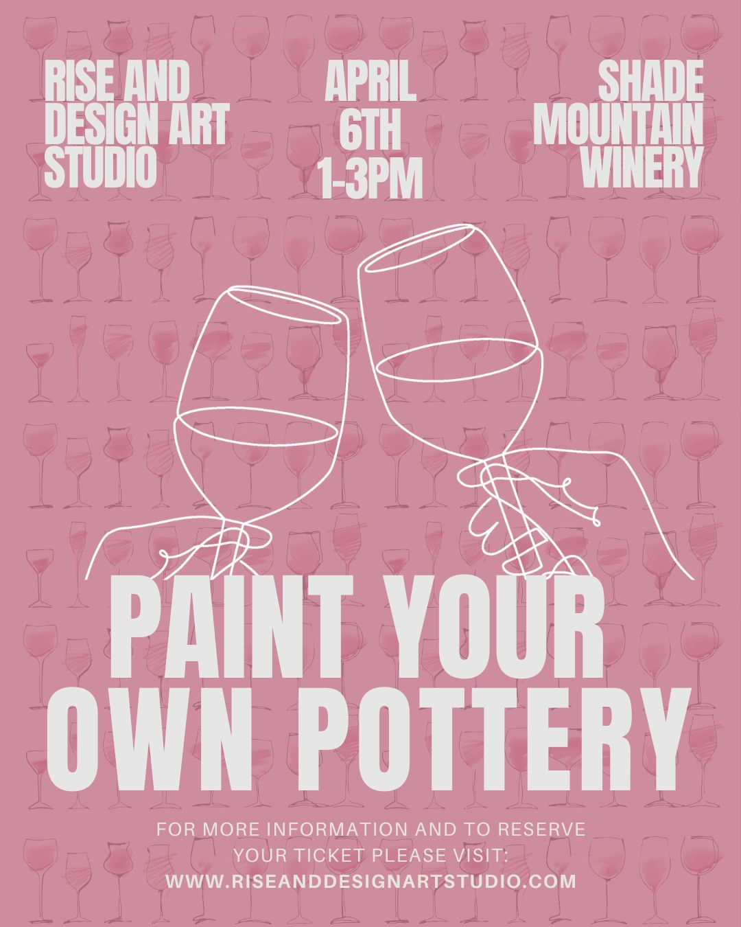 Paint & Sip: Pottery Pop-Up at Shade Mountain Winery (Middleburg ...